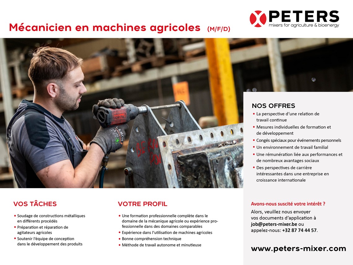 Travailler chez Peters | PETERS MIXER | PETERS MIXER